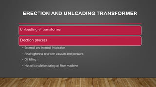 INSTALLATION OF 500MVA TRANSFORMER AT PGCIL | PPTX