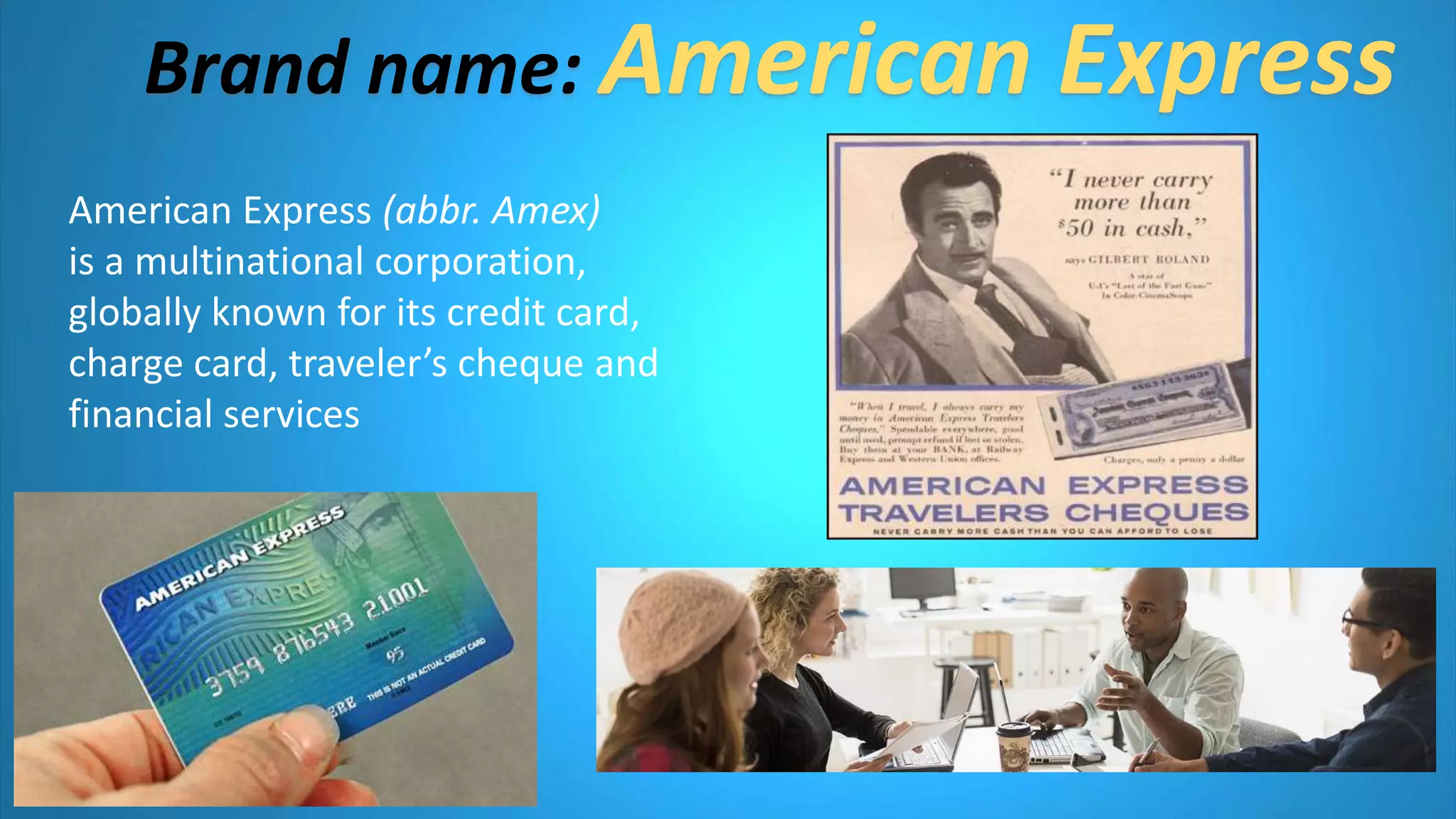 Case analysis: American Express | PPTX