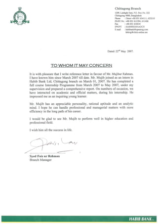 Internship certificate hbl | PDF