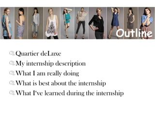 Internship de luxe | PPTX