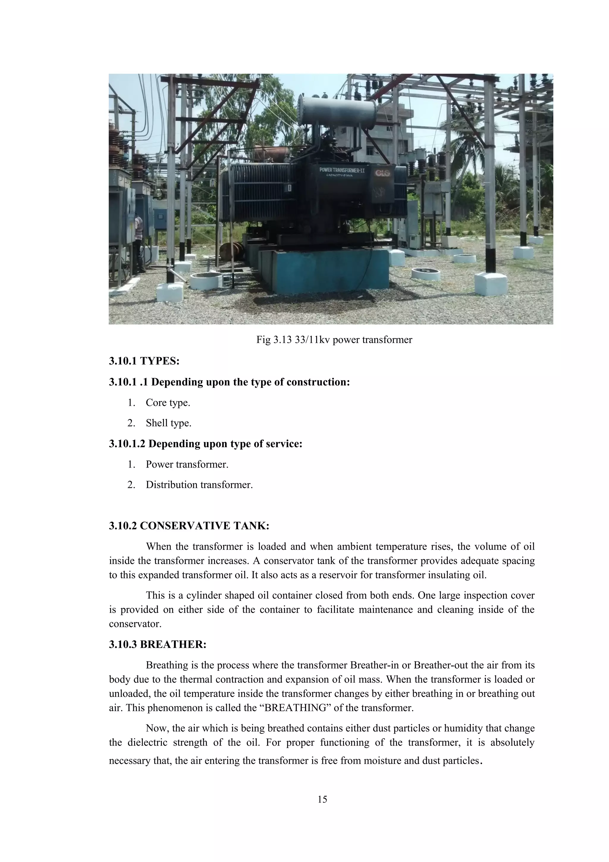 Internship doc 33 11 kv substation | DOC