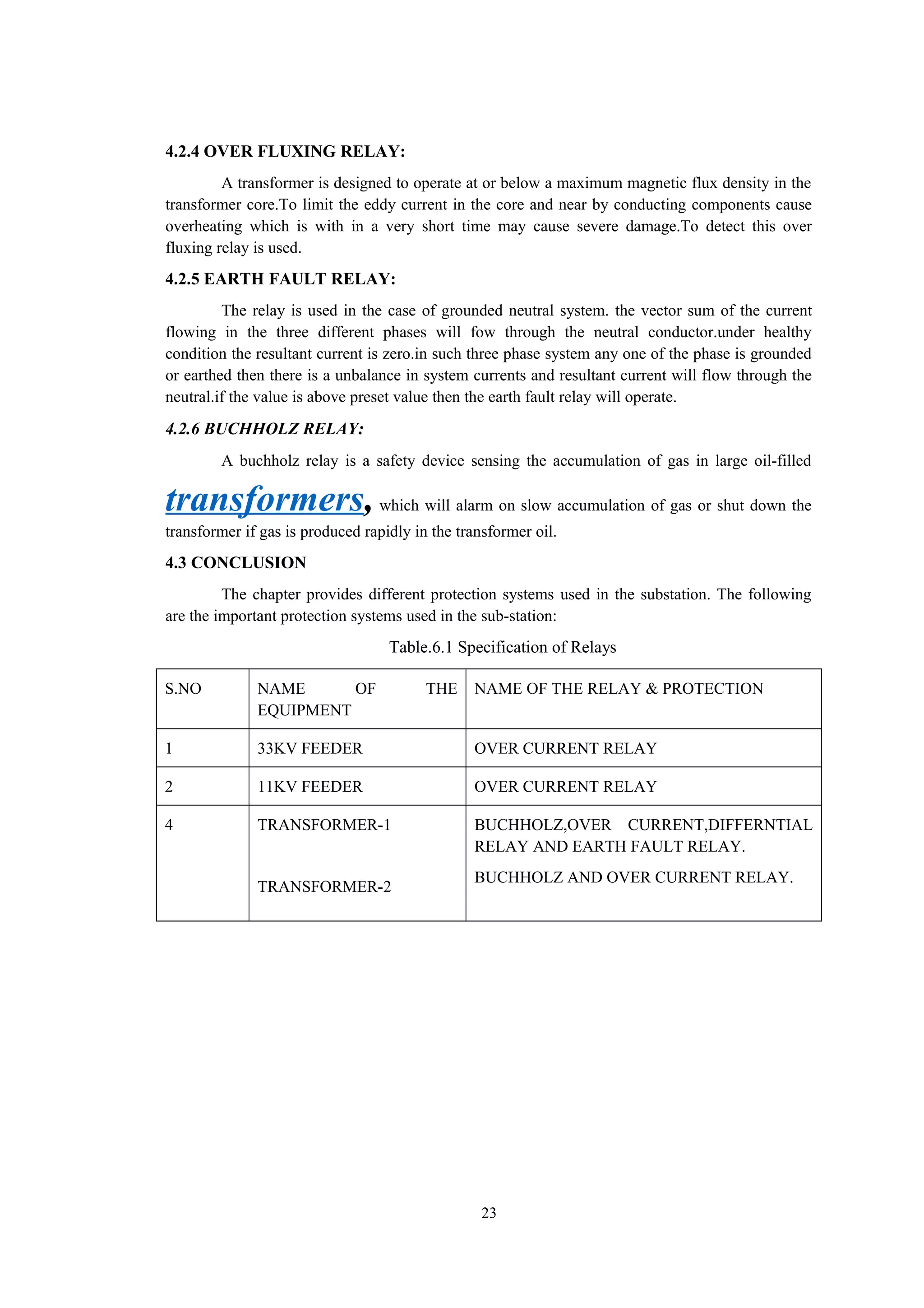 Internship doc 33 11 kv substation | DOC
