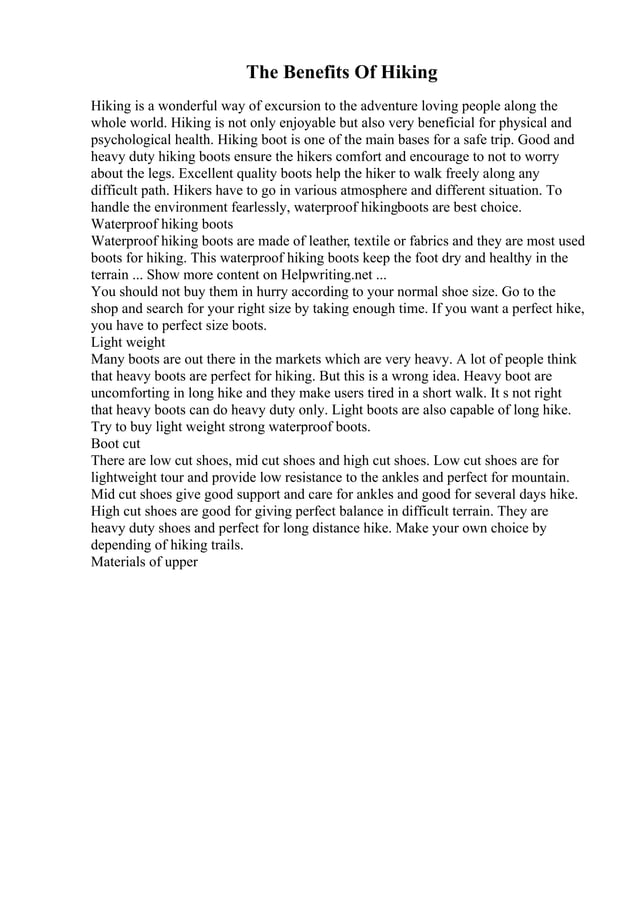 Internship Essay Example | PDF