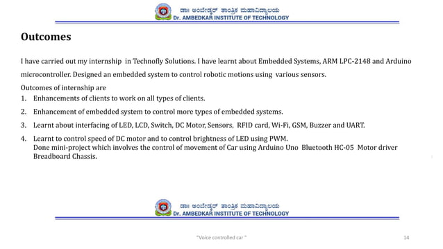 internship exam ppt.pptx on embedded system and IOT | PPTX | Computer Peripherals | Computing