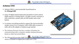 internship exam ppt.pptx on embedded system and IOT | PPTX