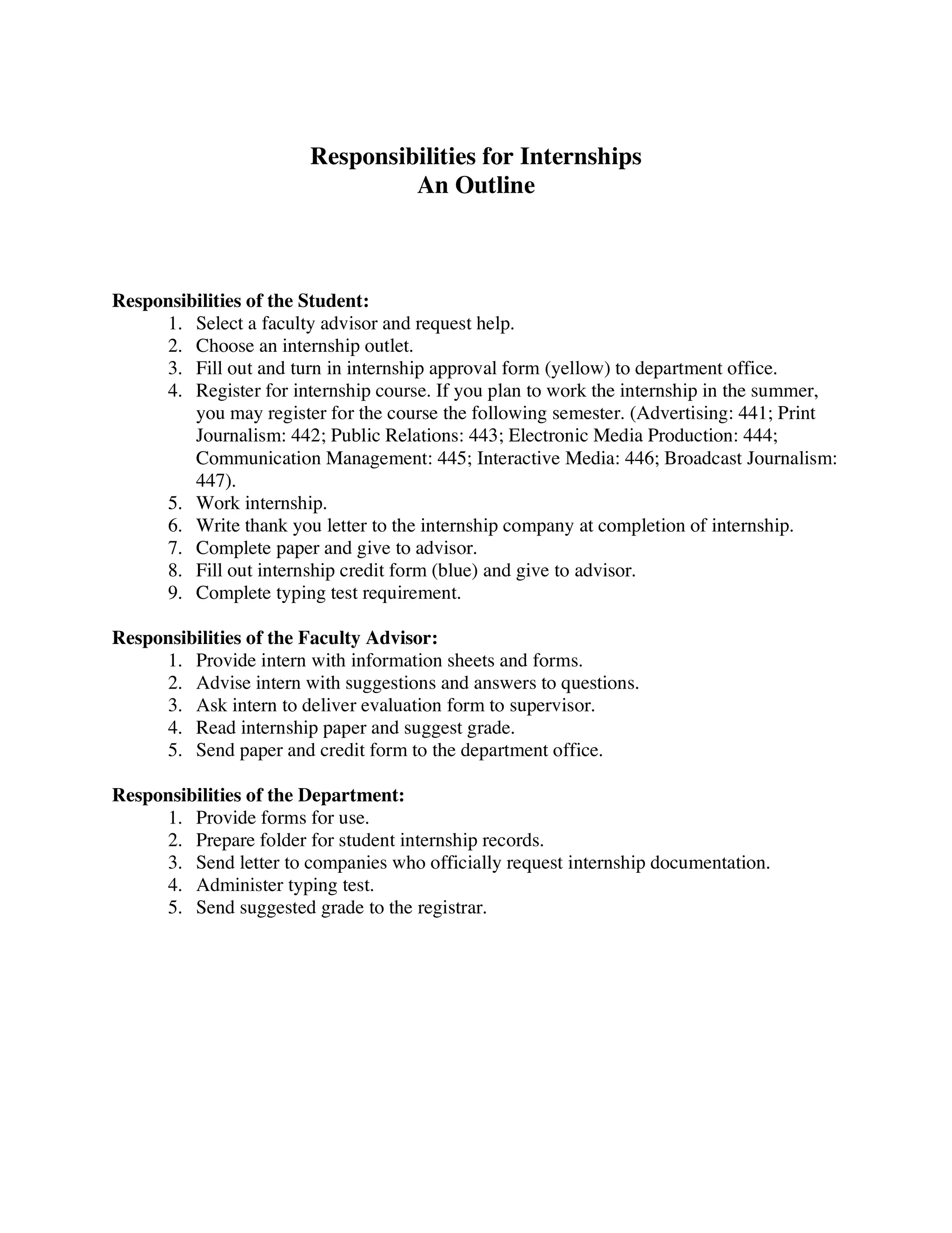 Internship experience | PDF | Undergraduate Education | College Education
