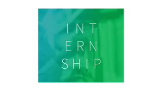 Internship experience | PPT