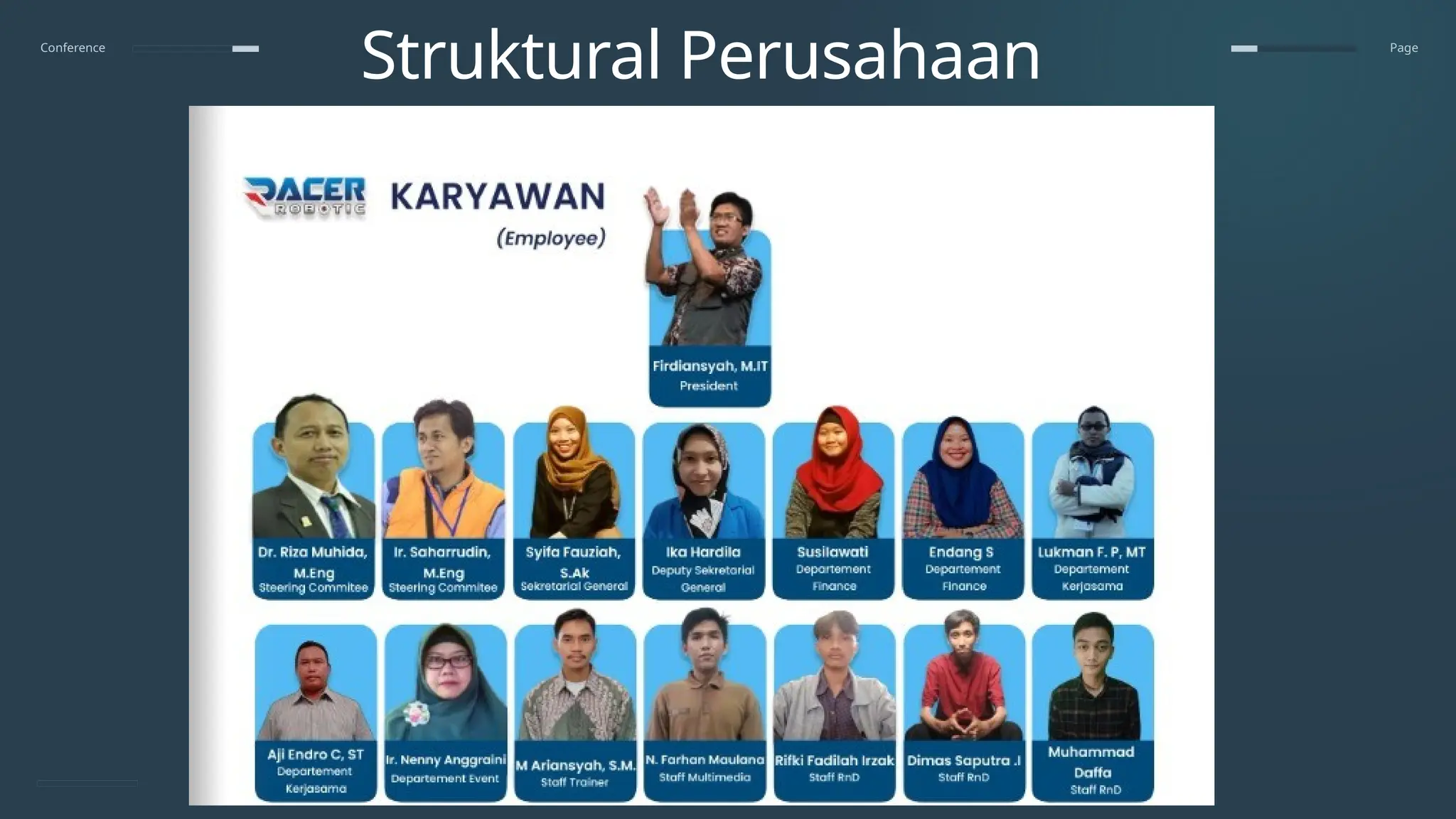 internship experience at PT Racer Robotic Indonesia | PPTX