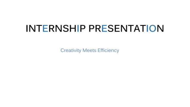 Internship final presentation GraphicPeople | PPTX | Web Development ...