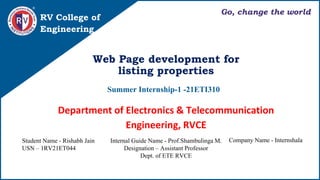 internship final web development ppt[1].pptx