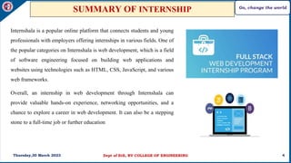 internship final web development ppt[1].pptx
