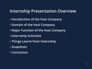 BSC CSIT Final Year Internship PPT Presentation on SEO | PDF