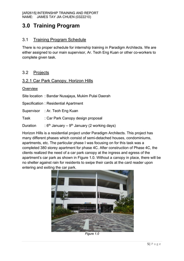 Internship final report 2017 | PDF