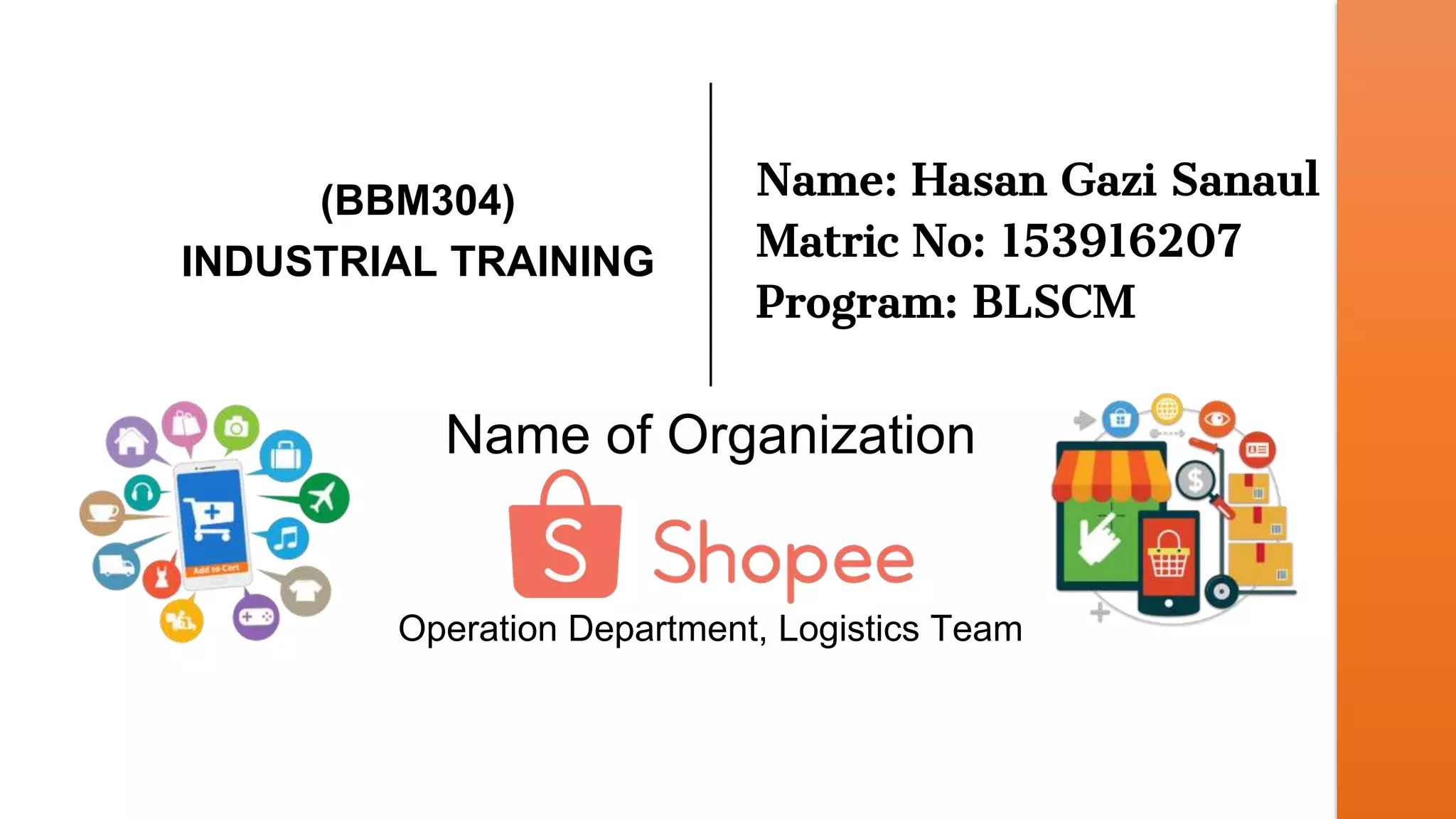 Shopee | Internship | Operation & Logistics Internship | Supply Chain ...
