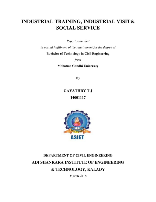 Internship front pages (3 files merged) | PDF