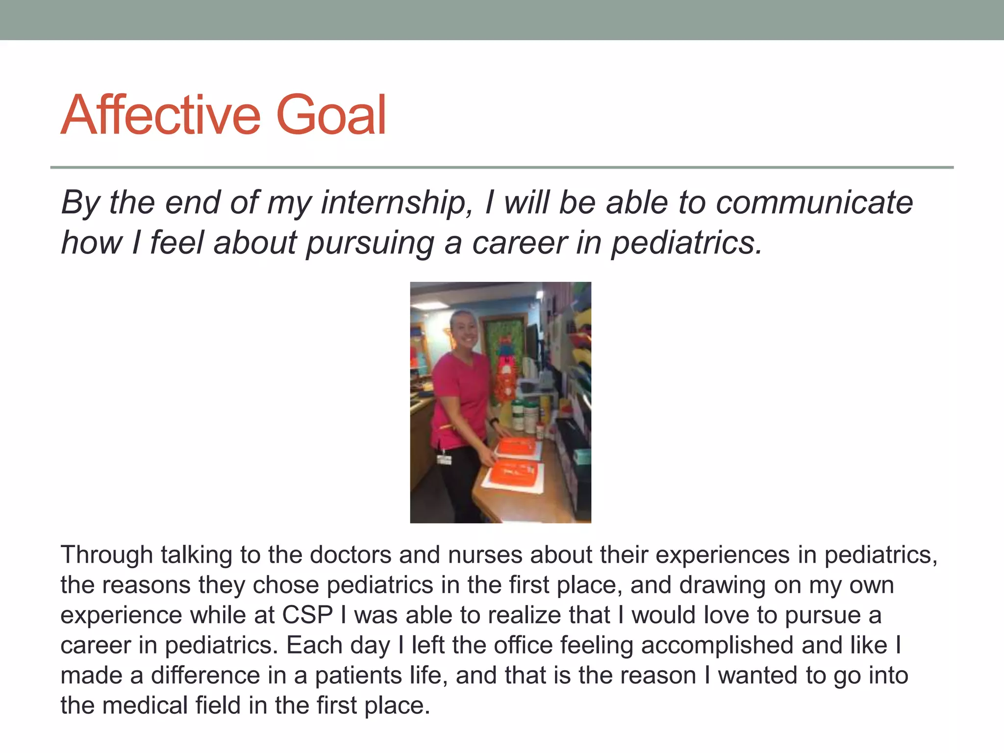 Internship goals | PPTX