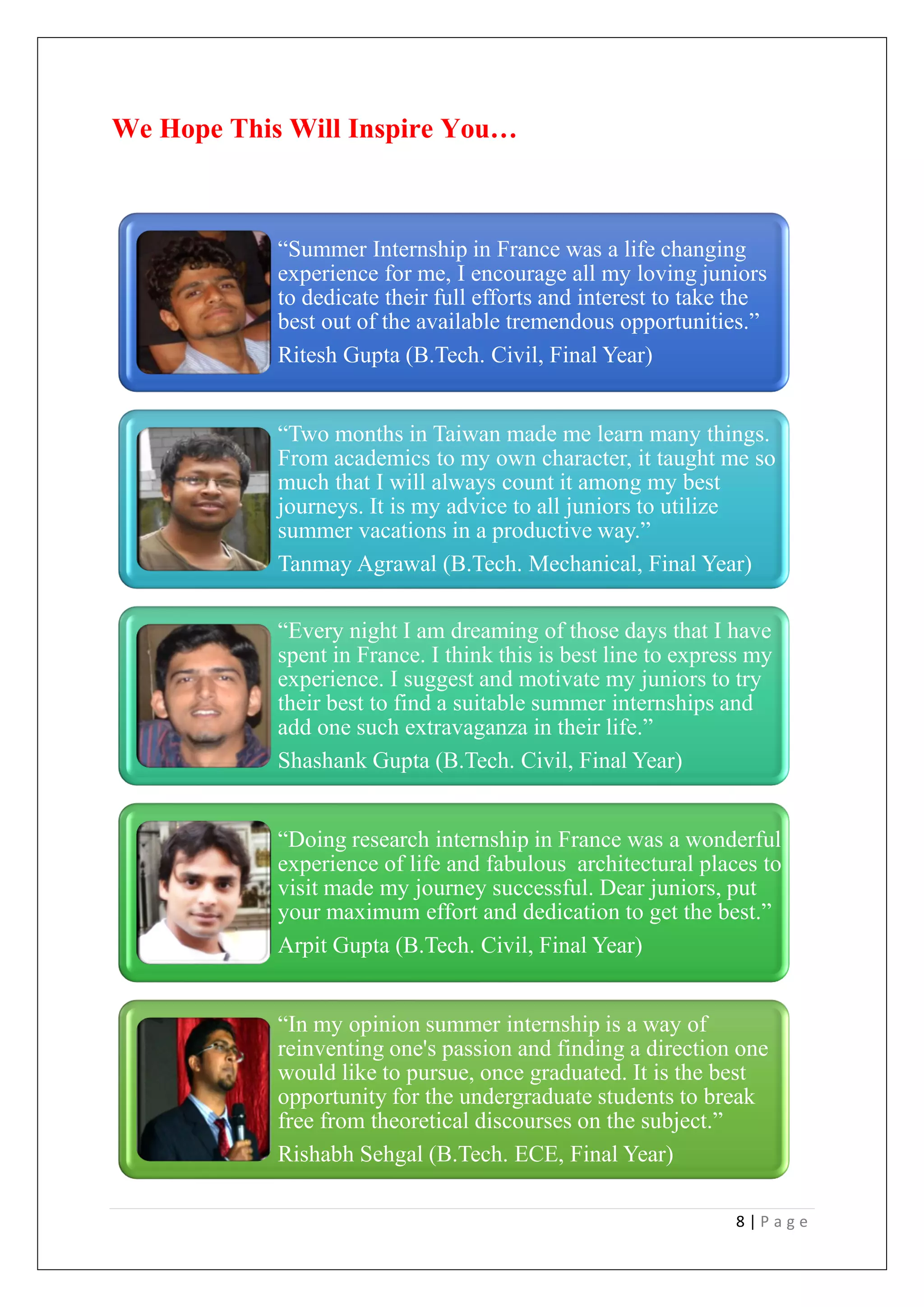 Internship guide | PDF