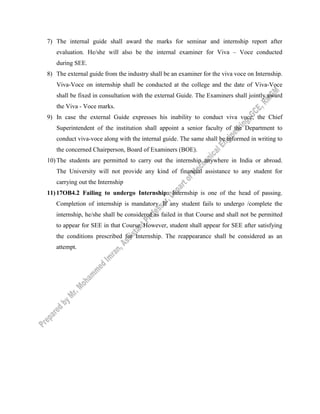 Internship guidelines | PDF