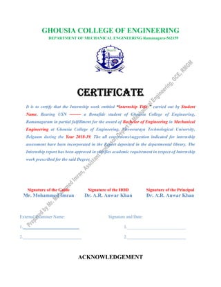 Internship guidelines | PDF