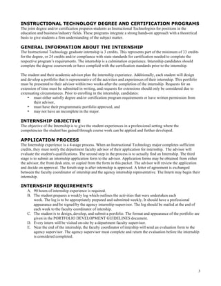 Internship Guidelines6 6 05 | PDF