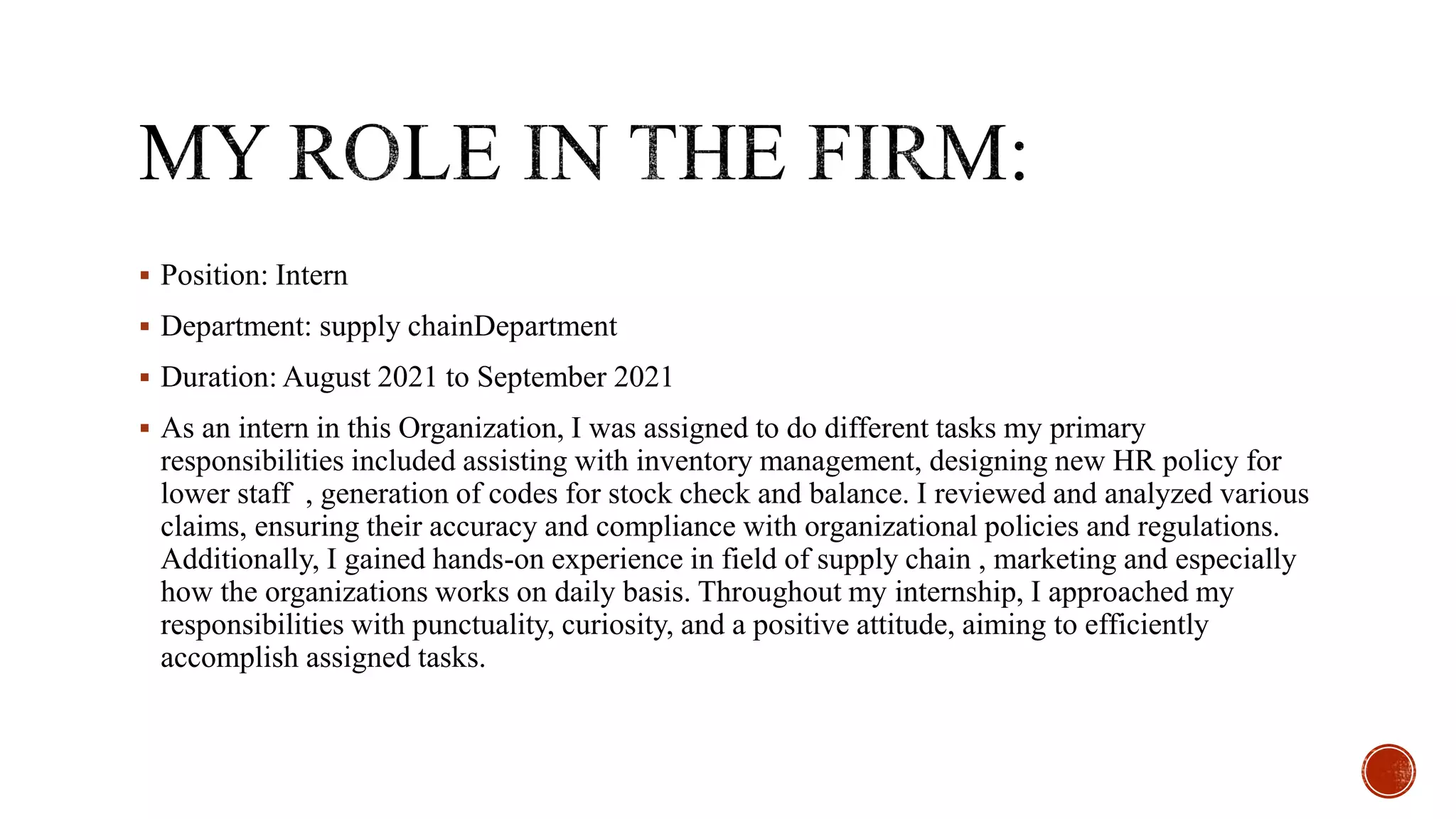 INTERNSHIP IMPACT AND OUTCOMES.pptx