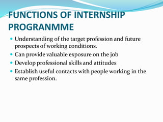Internship in teaching | PPTX | Undergraduate Education | College Education