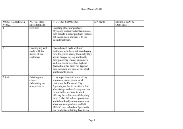 Attachment Log Book | PDF
