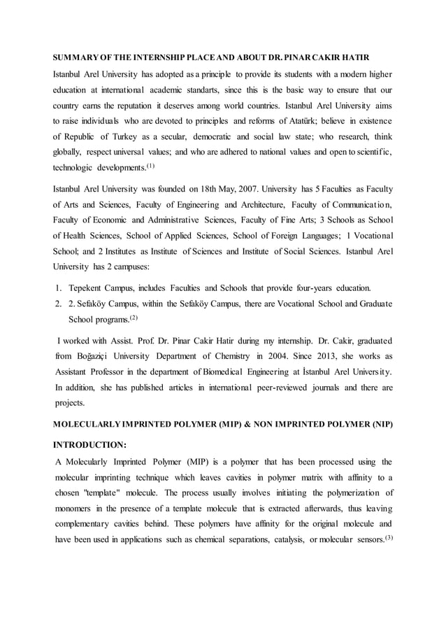 Internship notebook | DOCX