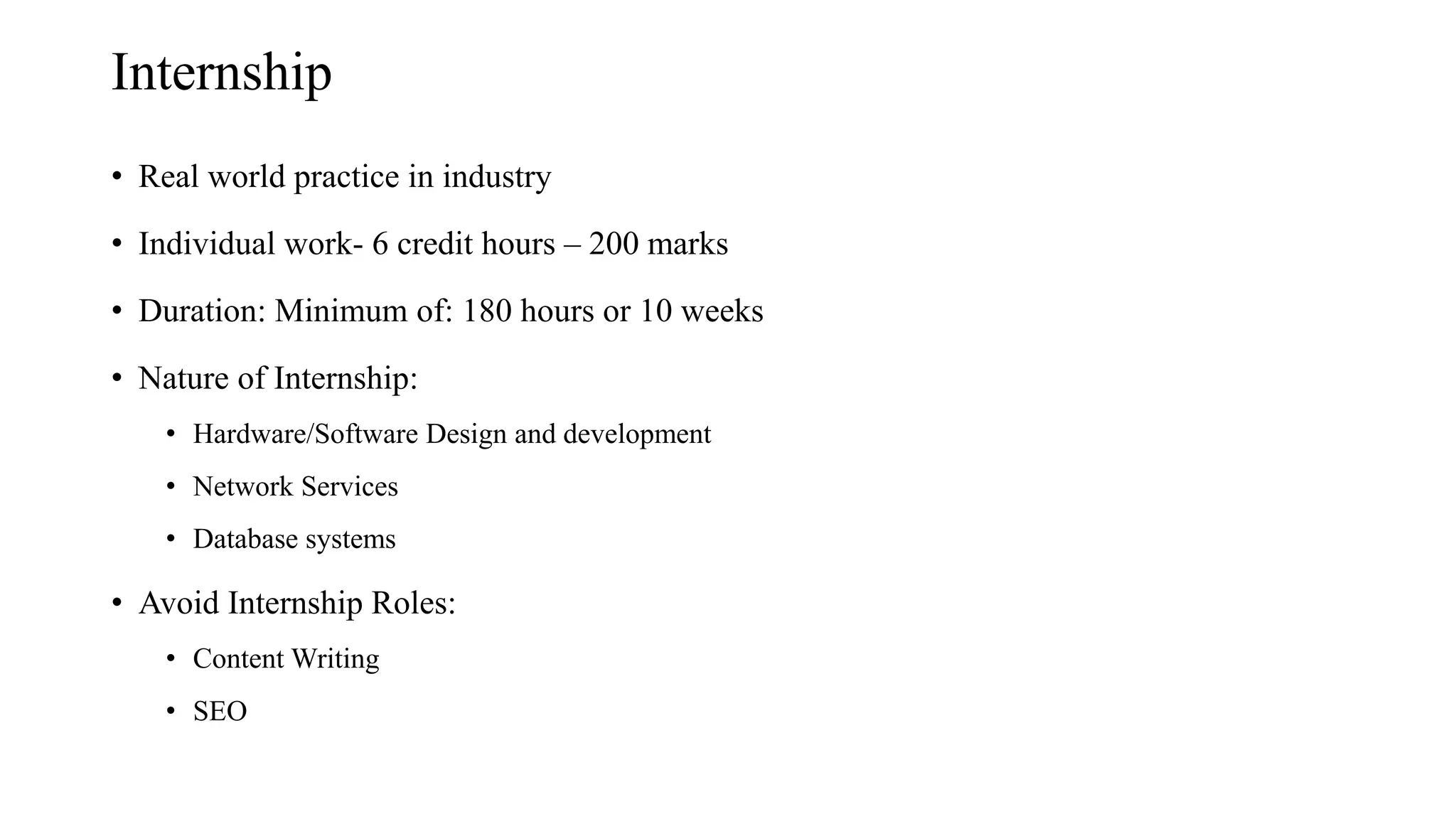 CSIT Internship Orientation Slides for 8th | PPT