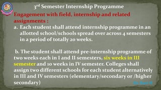 Internship Orientation Programme for 3rd Sem B.Ed