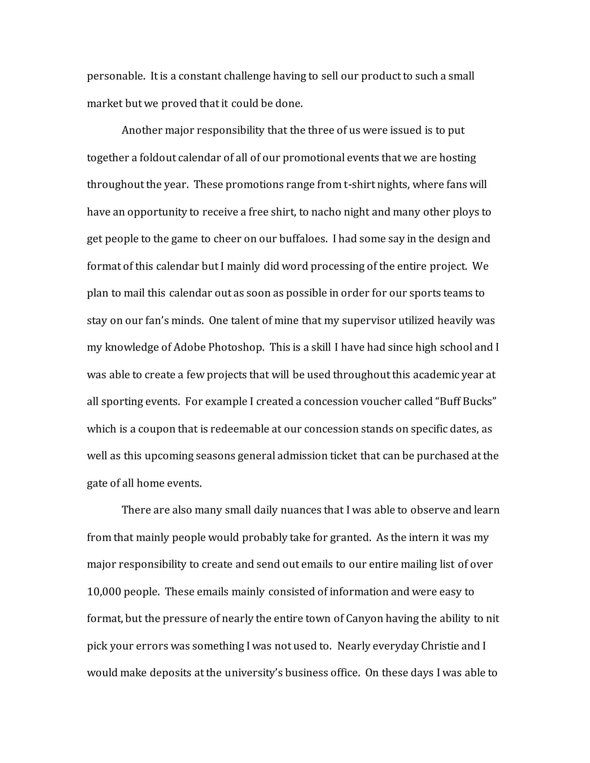 Internship overview | PDF