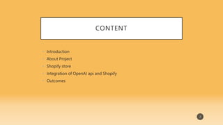 Internship_p.pptx the development of chatbot using OpenAI API | PPTX