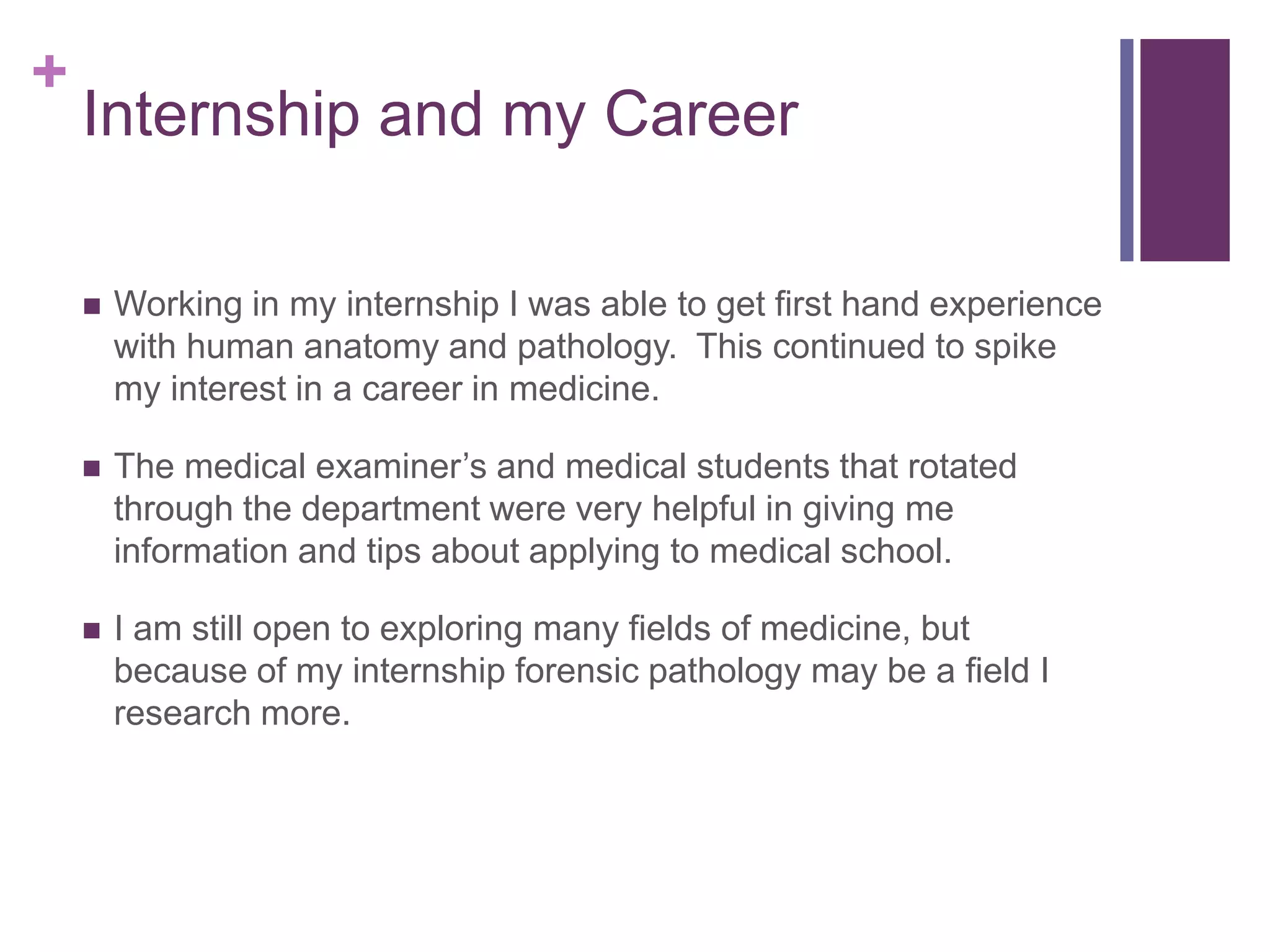 Internship Powerpoint | PPT