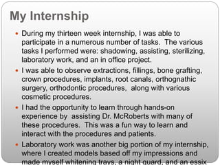 Internship powerpoint | PPTX