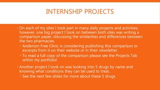 Internship powerpoint | PPT
