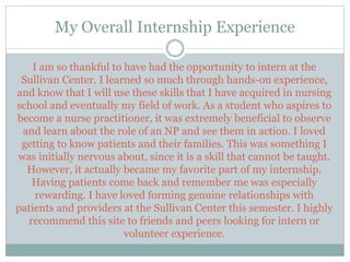 Internship Experience Powerpoint | PPTX