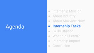 Internship At Maxview Now | PDF