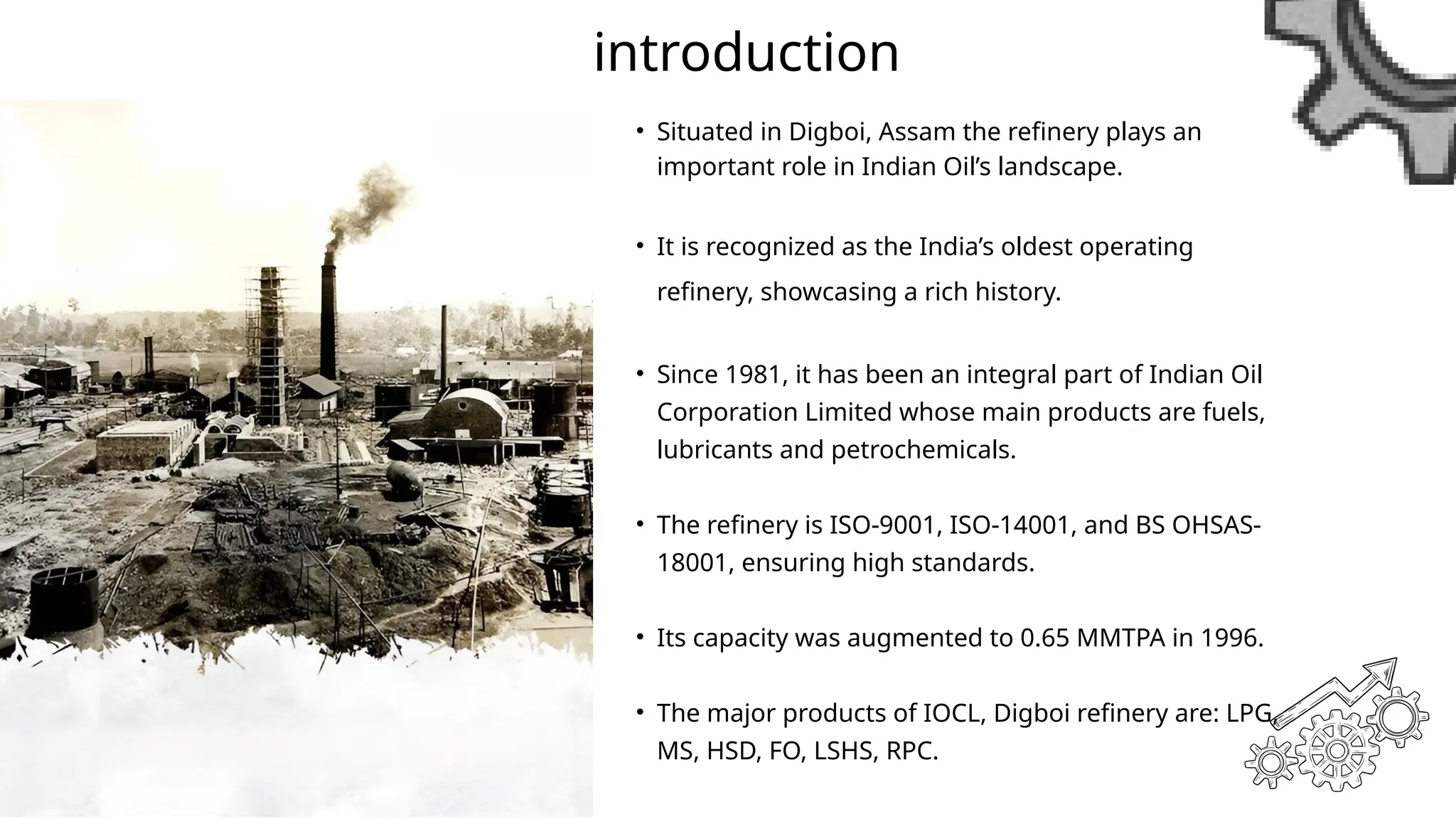 internship ppt at digboi oil refinery Assam | PPTX