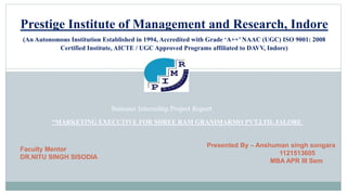 Internship ppt[120].pptx | Commodities | Economy