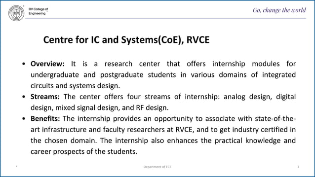RVCE-Bengaluru-Internship_PPT format.pptx | Undergraduate Education ...