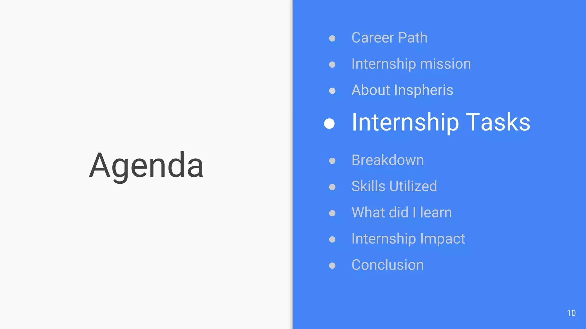 Final Internship presentation | PDF