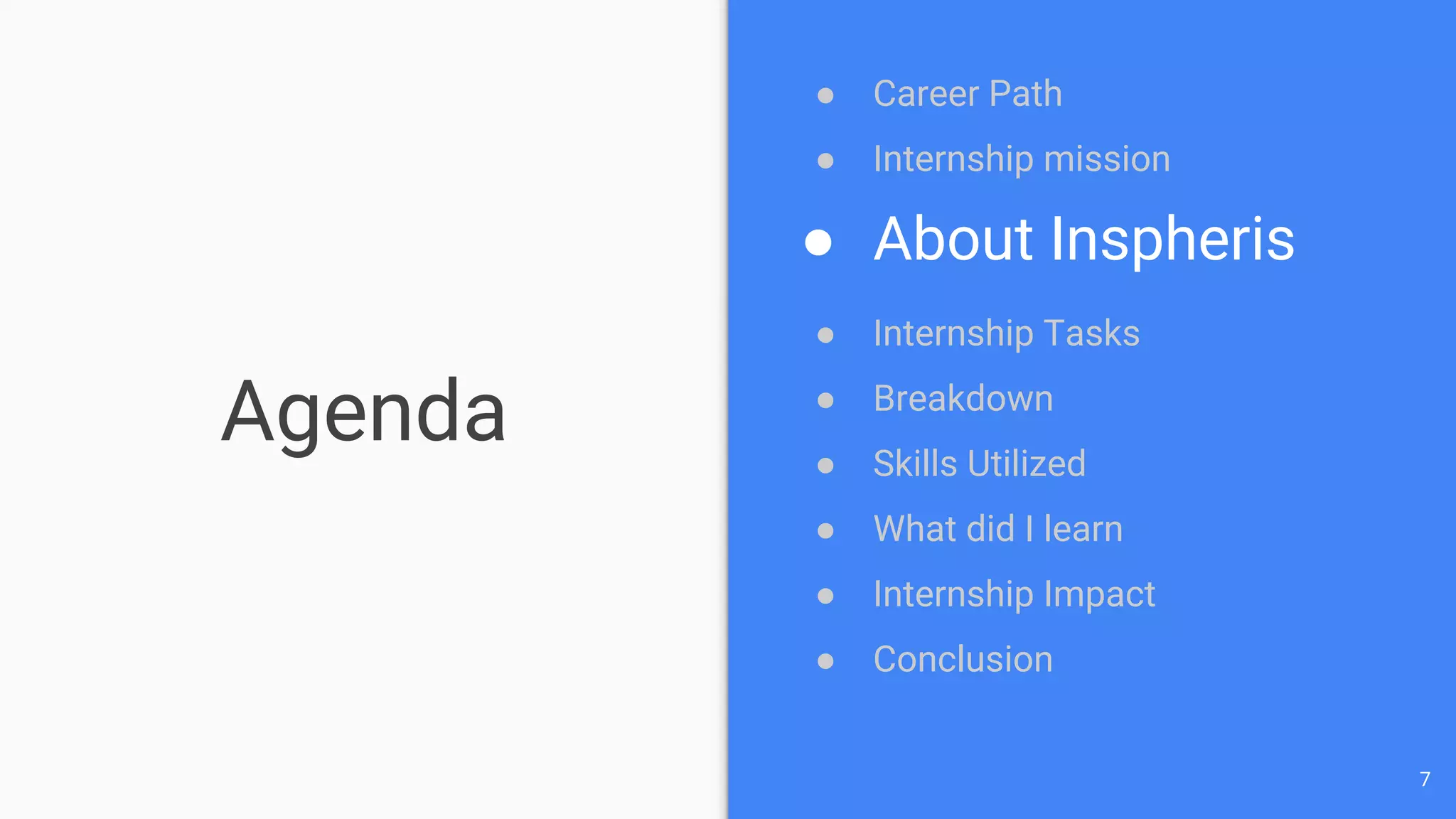 Final Internship presentation | PDF