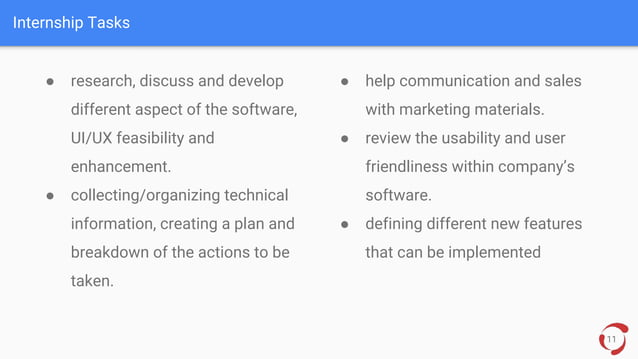 Final Internship presentation | PDF | Computer Software and ...