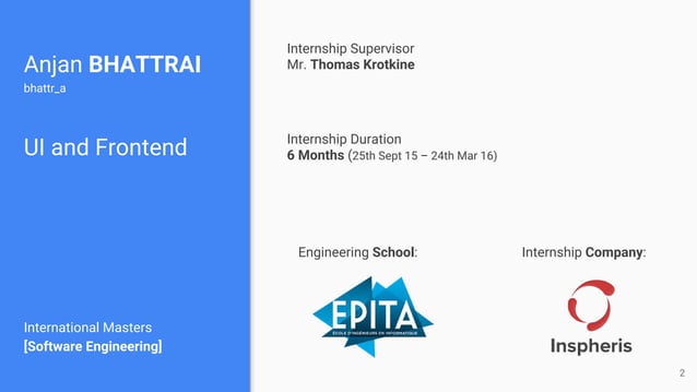 Final Internship presentation | PDF | Computer Software and ...