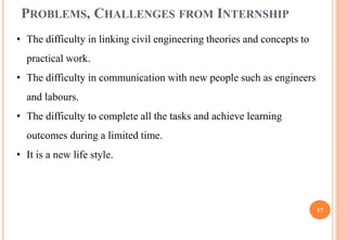 internship presentation of three-storeyed reinforced concrete building ...