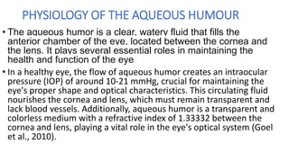 INTERNSHIP Presentation1.On physiology of the eye pptx | PPTX