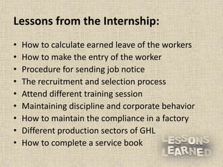 Internship presentation2 | PPT