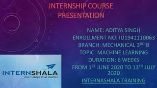 Internship Presentation Iu1941110063 B Pptx