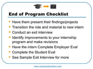 Internship program guide | PPT
