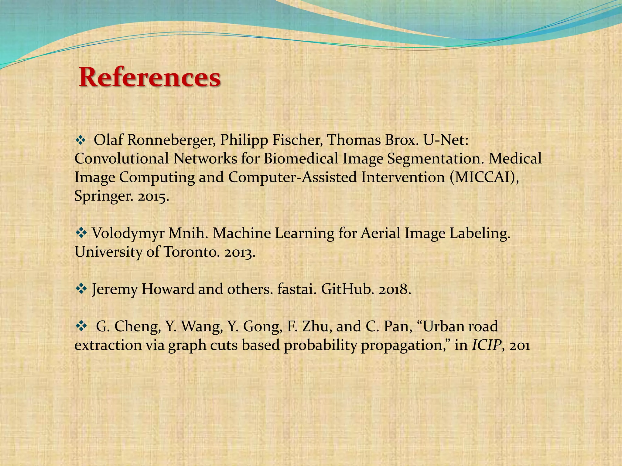 Road Network Extraction Using Satellite Imagery Pptx Artificial Intelligence Technology